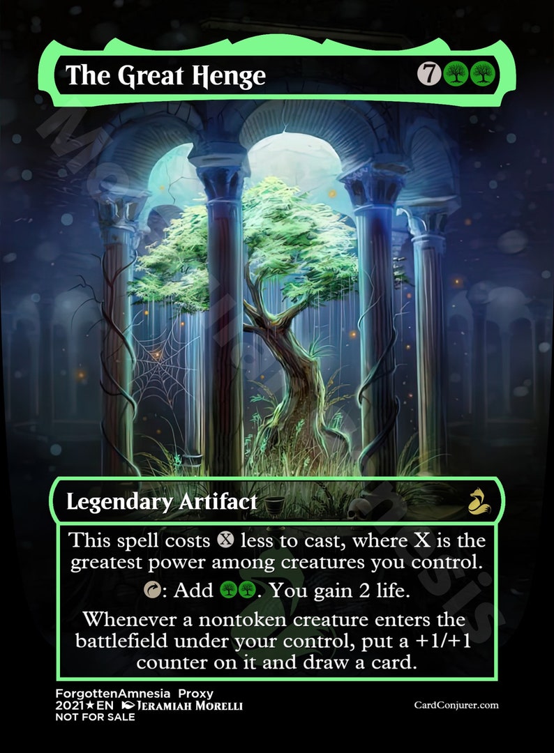The Great Henge High Quality Altered Art Custom Proxy MTG - Etsy