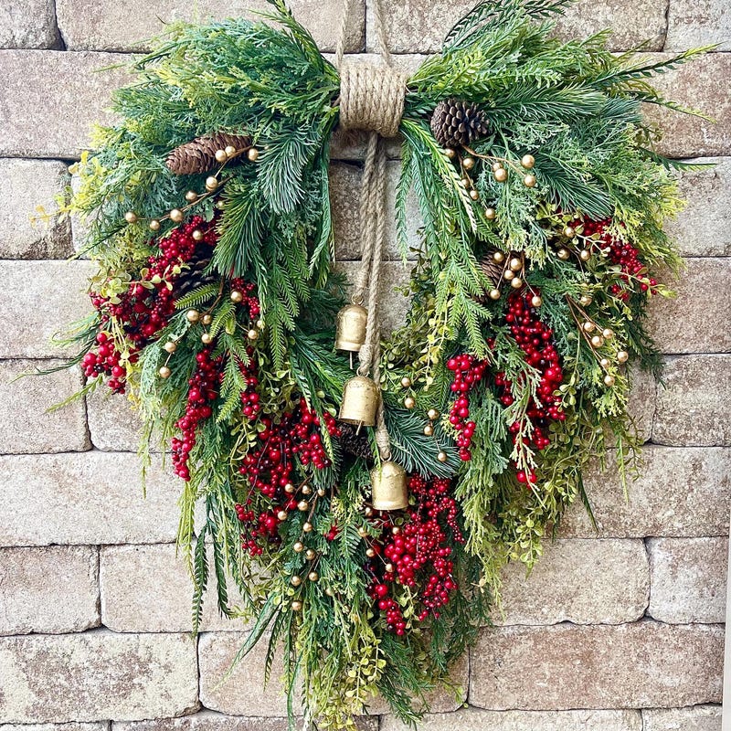 Red Berry Wreath - Etsy