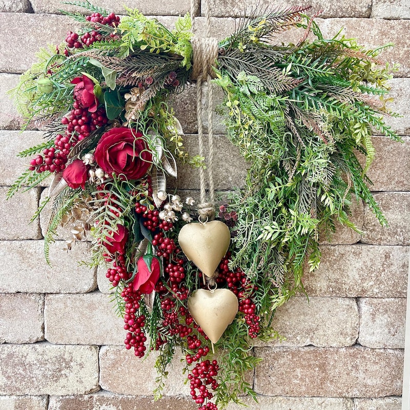 Valentine Wreath Greenery - Etsy
