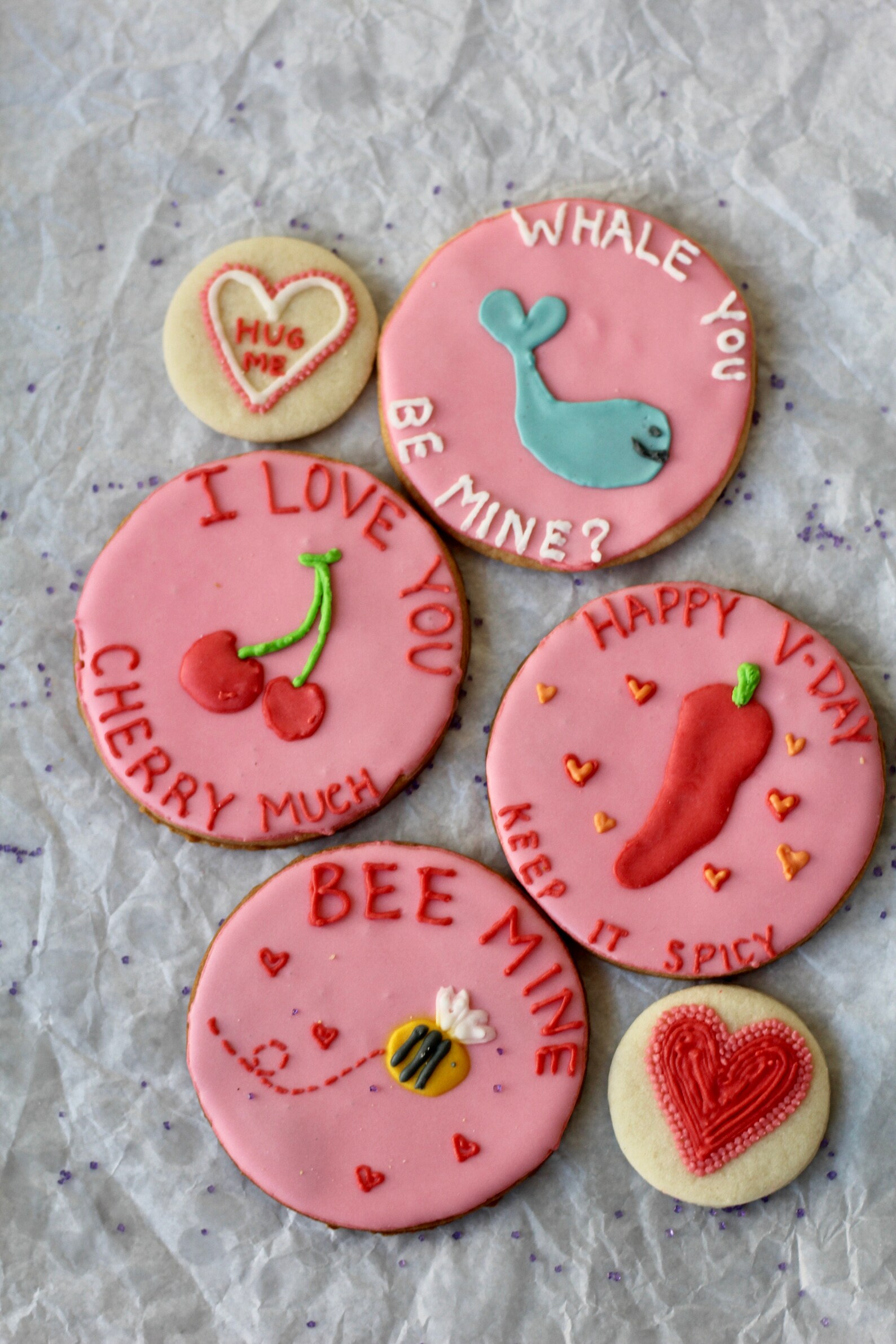 Valentine's Day Cookies, Valentine's Gift Set, Galentine's Cookies ...