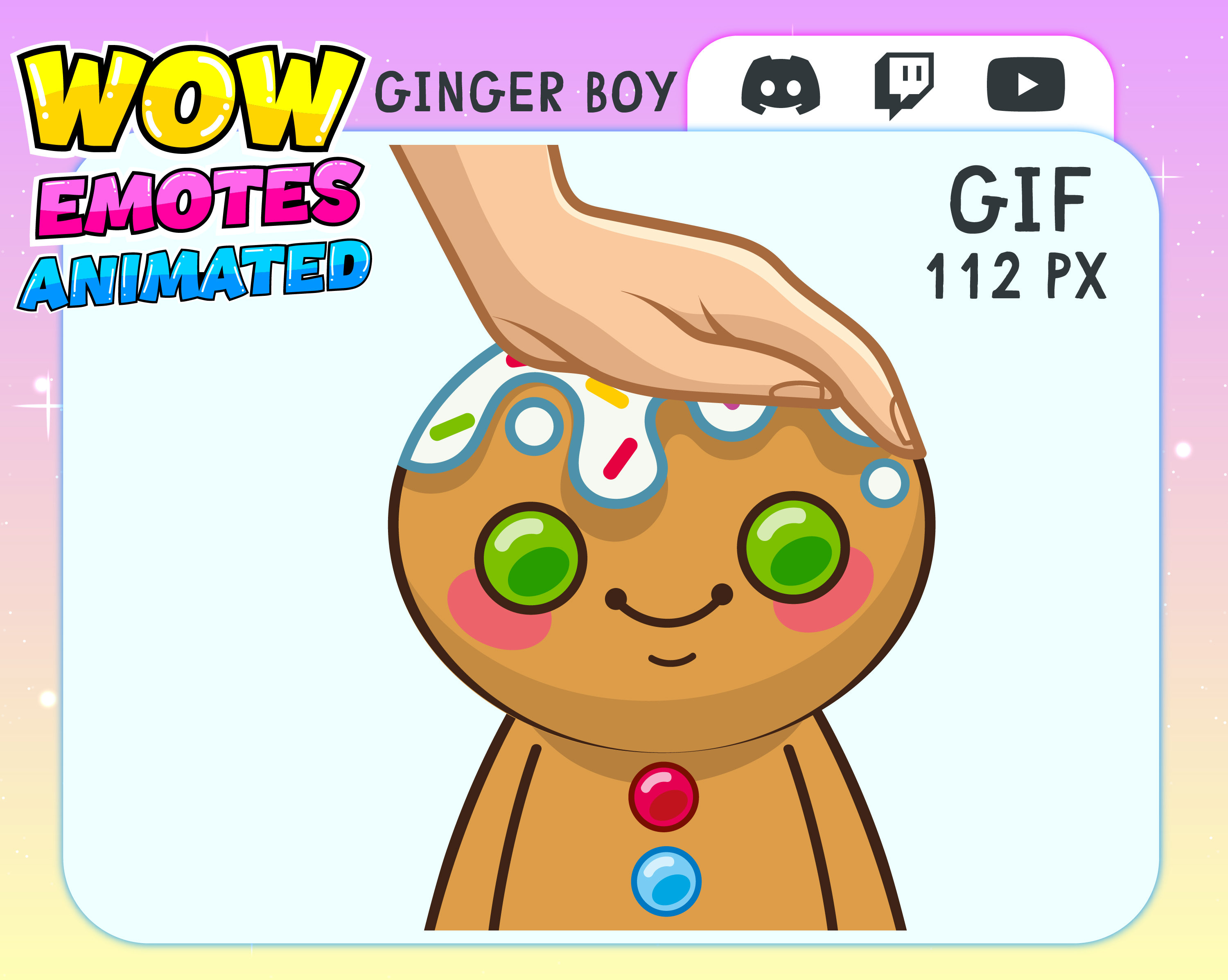 Gingerbread Emoji - Etsy