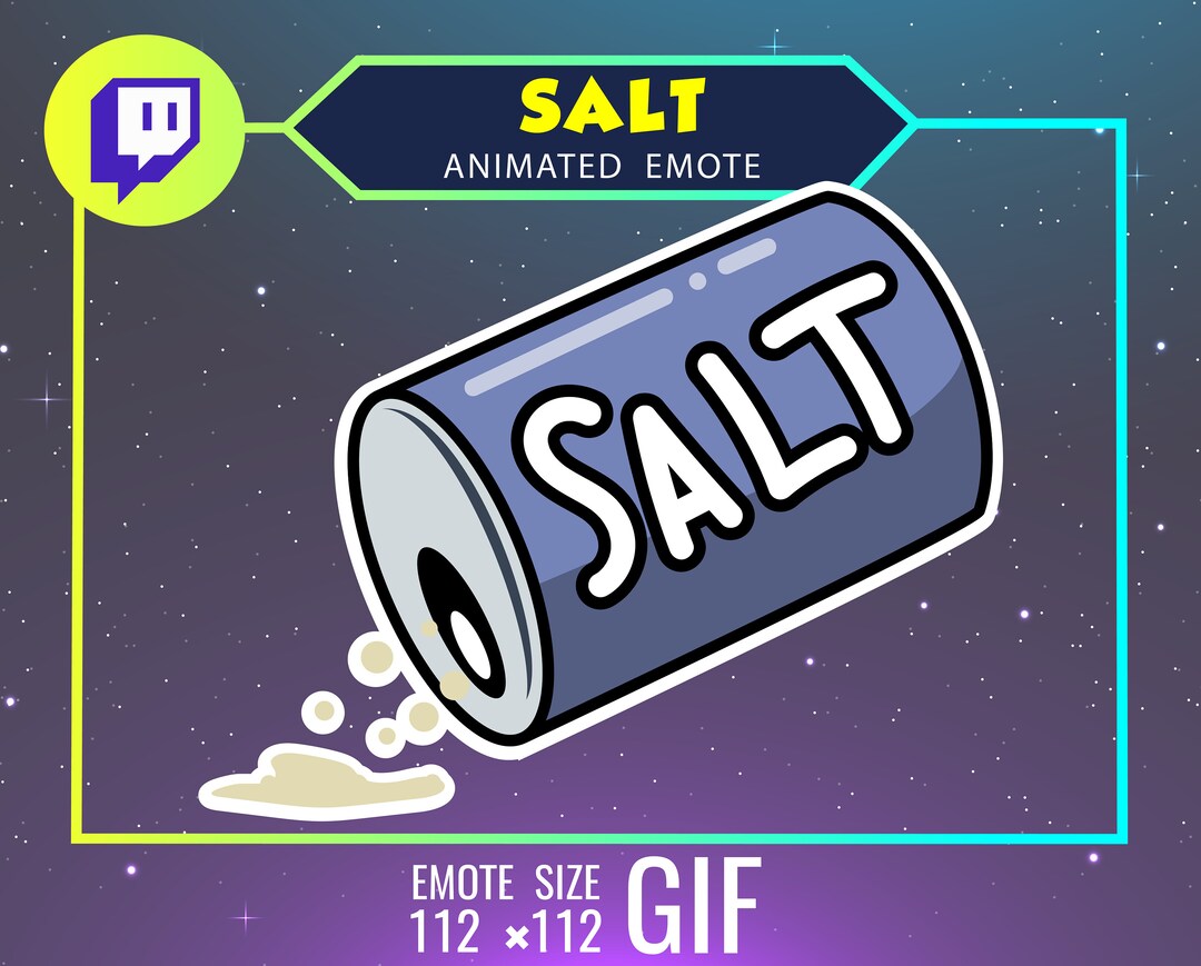 Animated Pjsalt Emote Salt Twitch Emote Youtube Emote - Etsy
