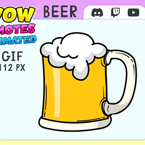 Twitch Animated Beer Emotes - Etsy