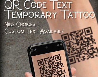 Birthday Qr Code Tattoo - Etsy