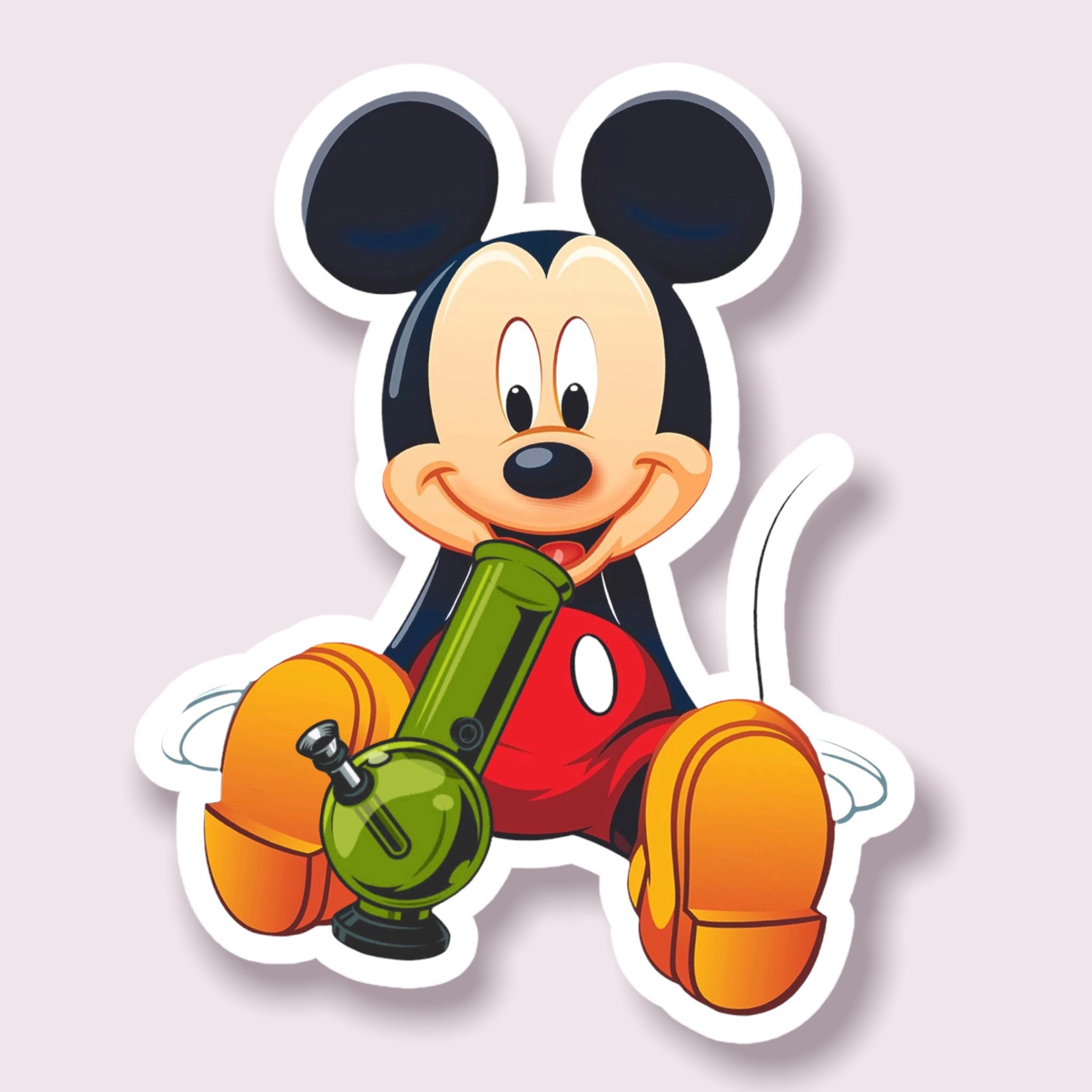Mickey Mouse High On Weed