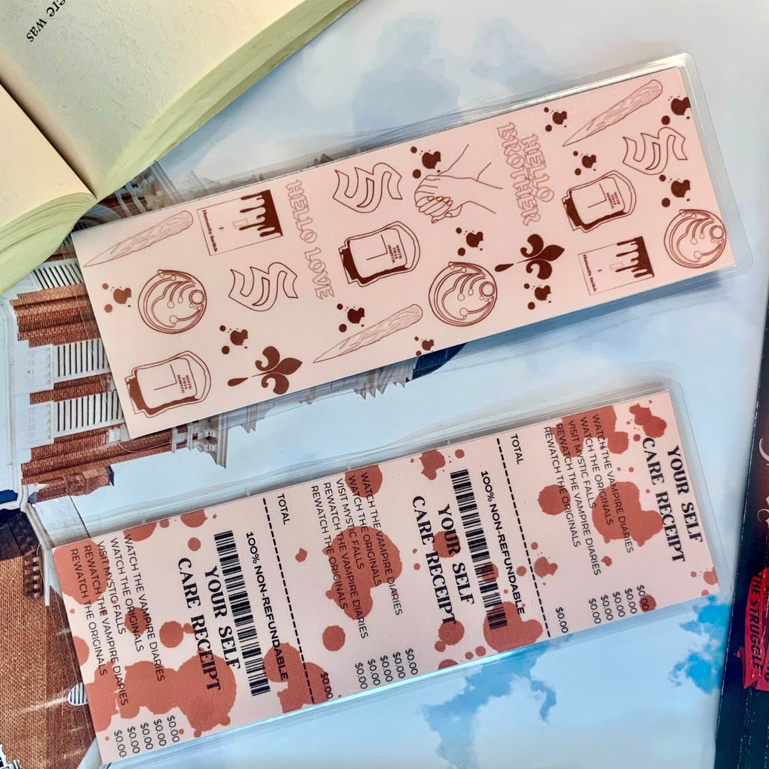 Vampire Diaries Bookmark TVD Bookmark TVD Merch Mystic - Etsy