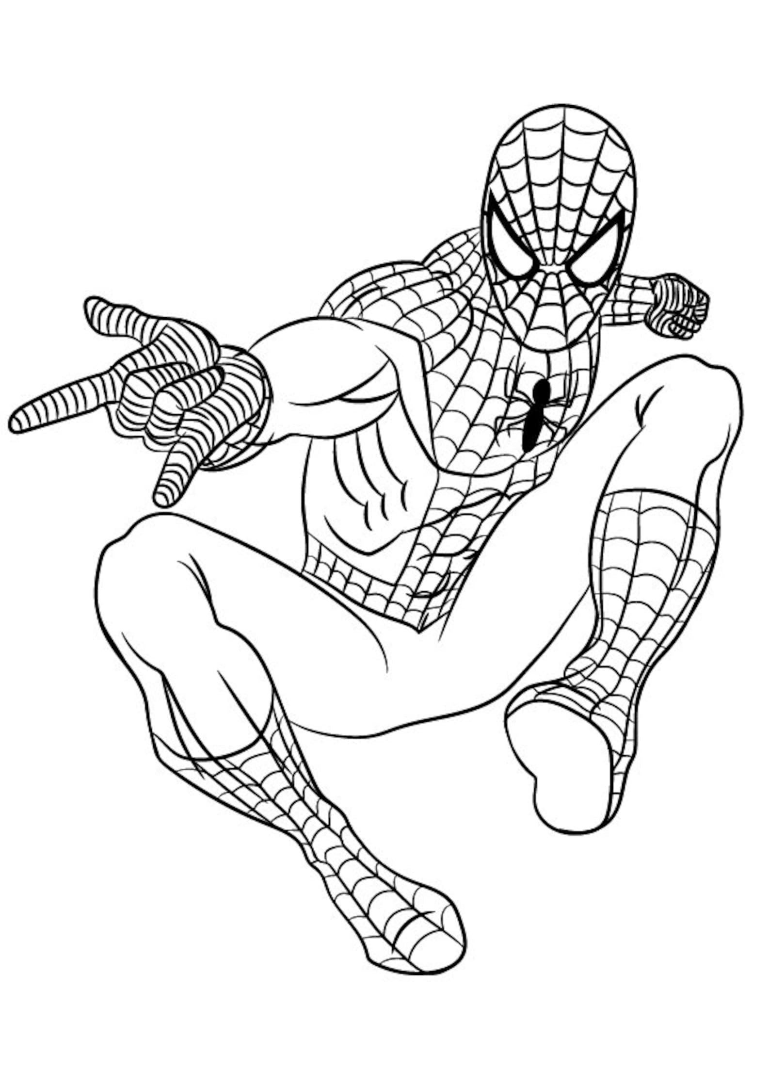Best Gift Super Hero Coloring Pages 50 Pages PDF Coloring Pages for ...
