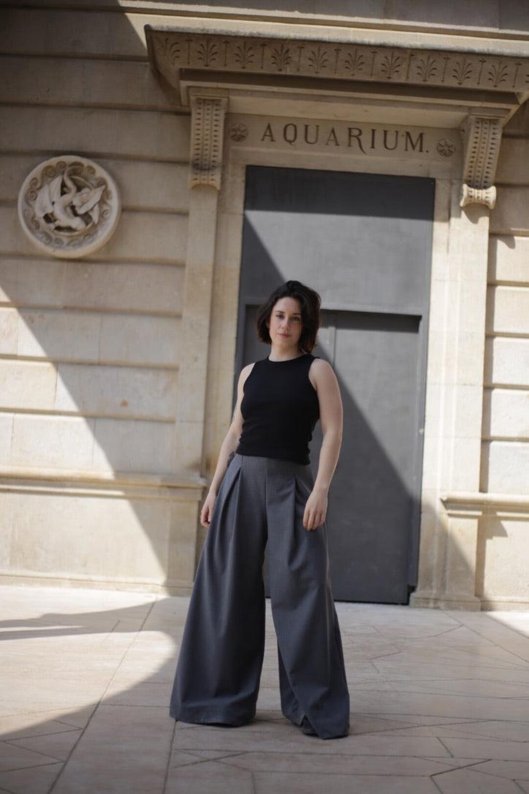 Tiana Grey Trousers - Etsy