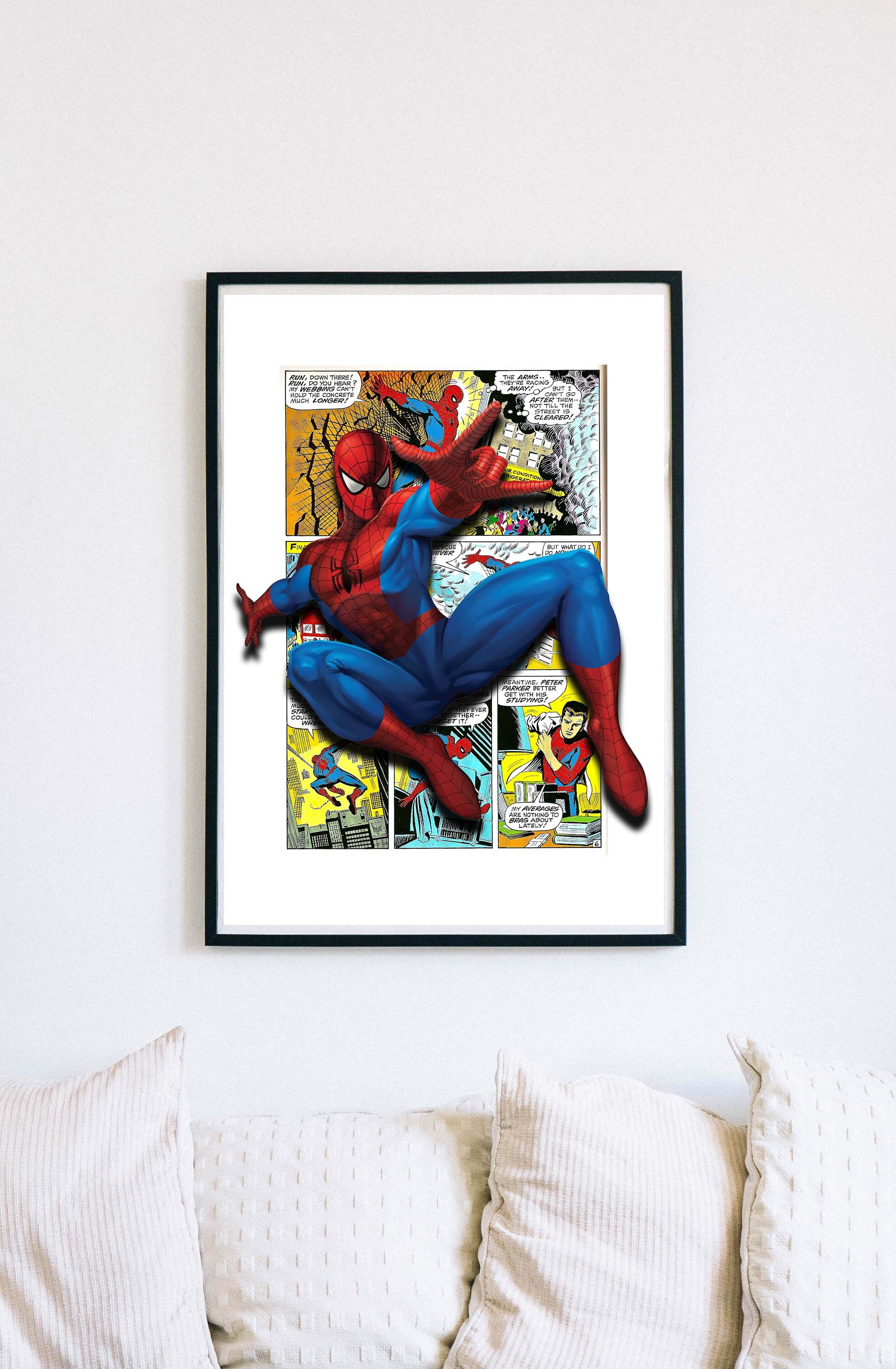Spider Man Custom Comic Series Poster Custom 2022 Marvel Poster 160 GSM ...