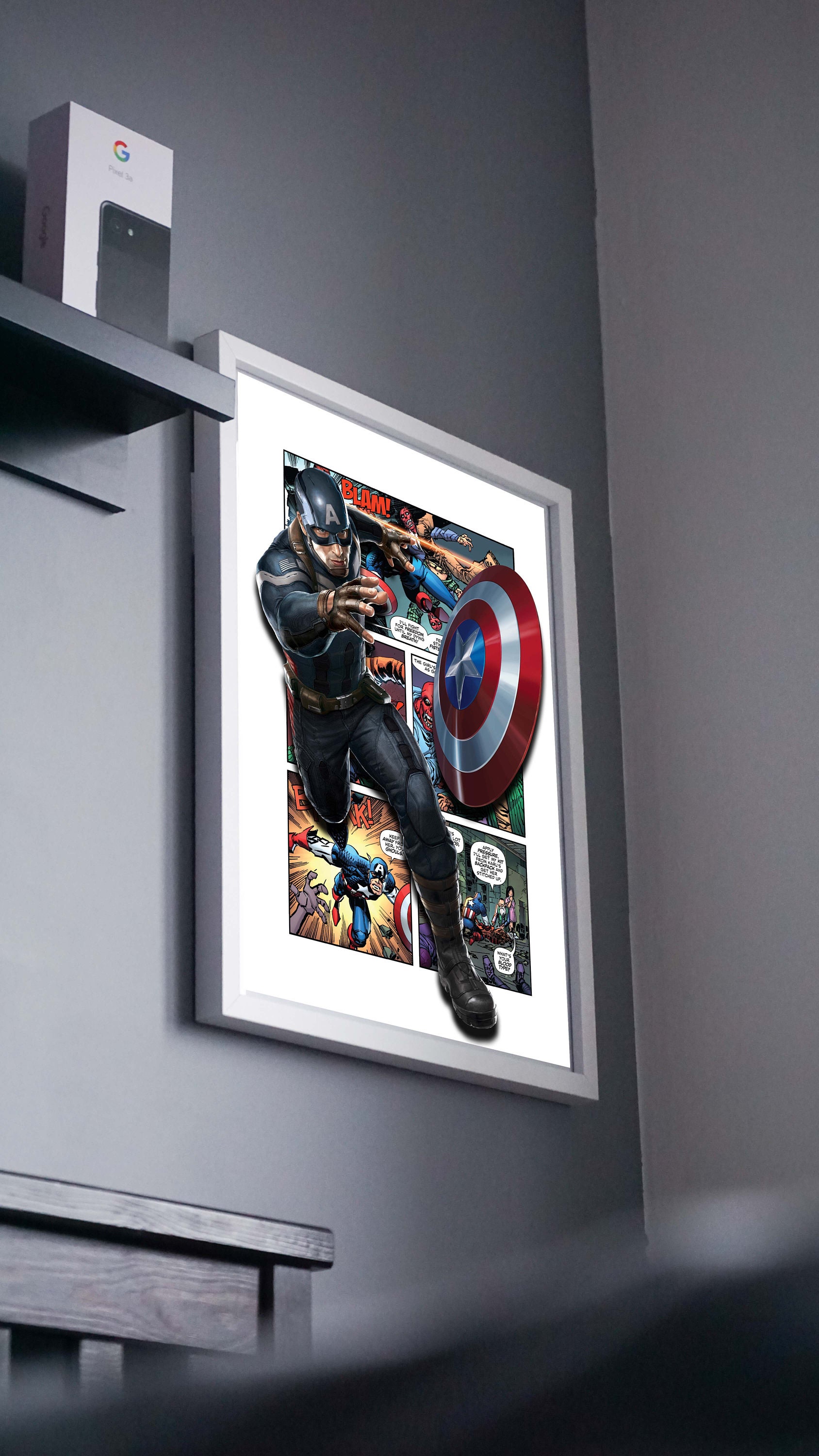 Captain America Custom Comic Series Poster Custom 2022 - Etsy