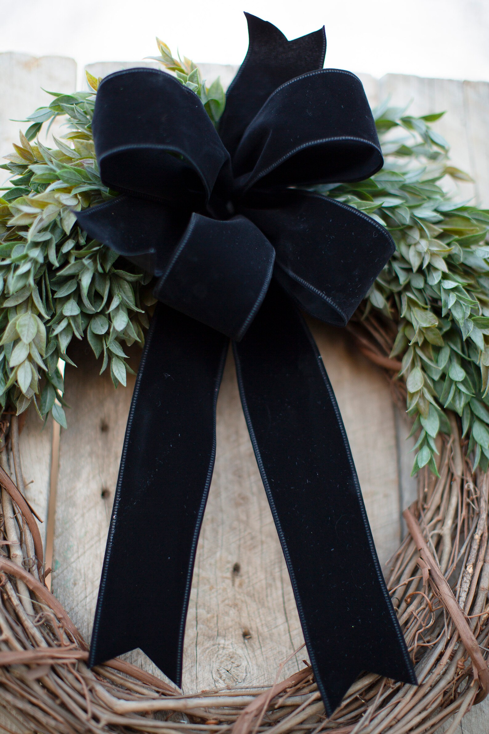 Everyday Ruscus Wreath, Elegant Everday Greenery Wreath, Farmhouse ...