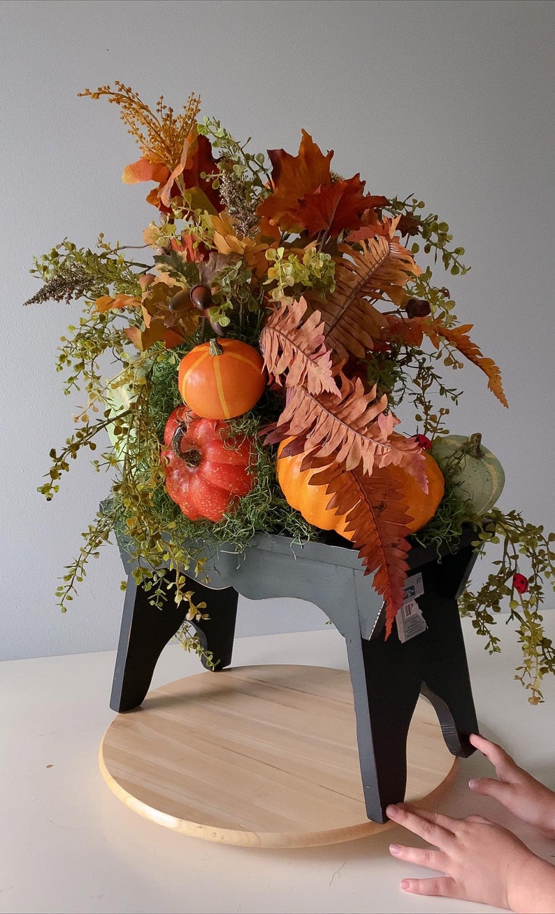 Fall Pumpkin Table Decor, Toad Inn Pumpkin Patch, Fall Table ...