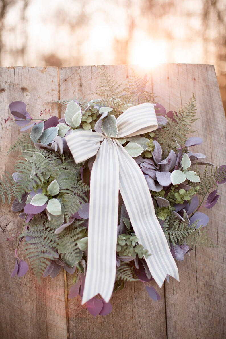 Cottage Everday Greenery Wreath Farmhouse Year Round Greenery - Etsy