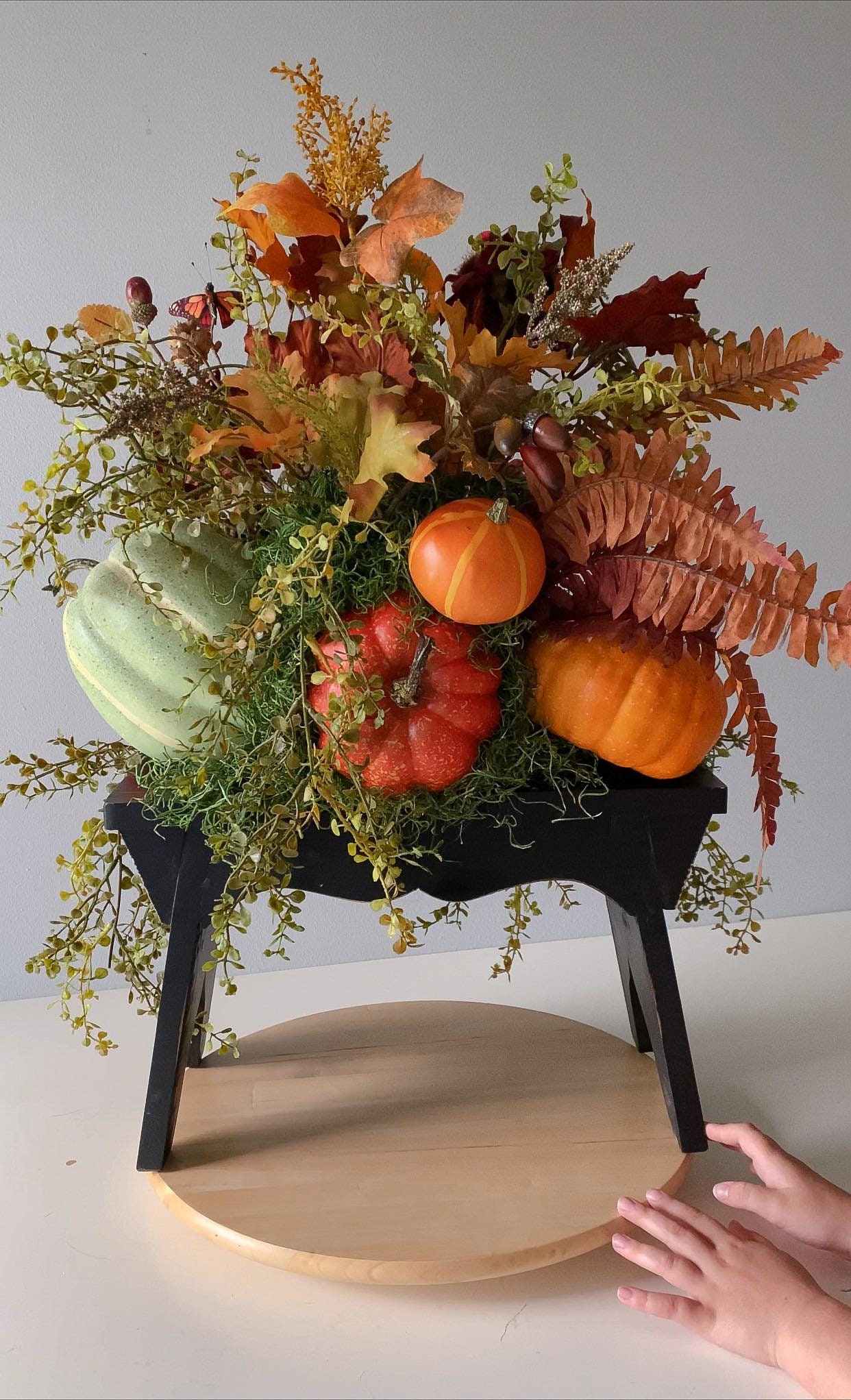 Fall Pumpkin Table Decor, Toad Inn Pumpkin Patch, Fall Table ...