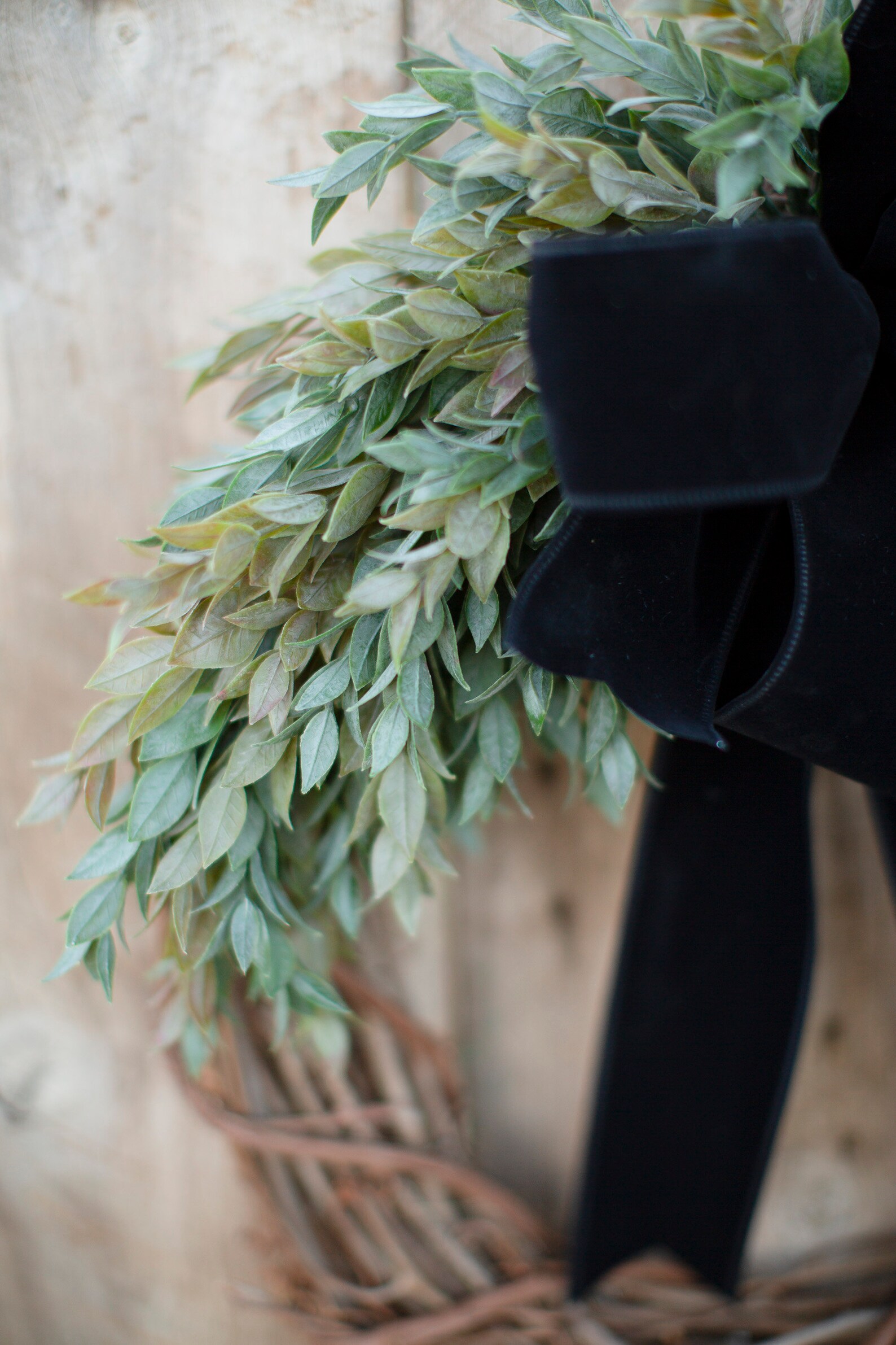 Everyday Ruscus Wreath, Elegant Everday Greenery Wreath, Farmhouse ...