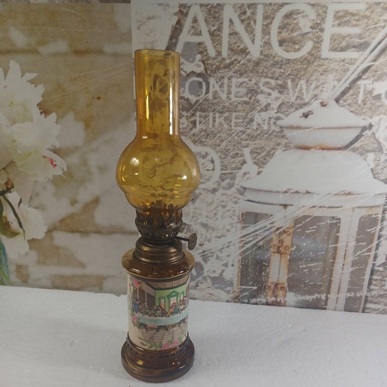 Miniature Last Supper Base Oil Lantern Kerosene Lamp Fluid 9.5 - Etsy