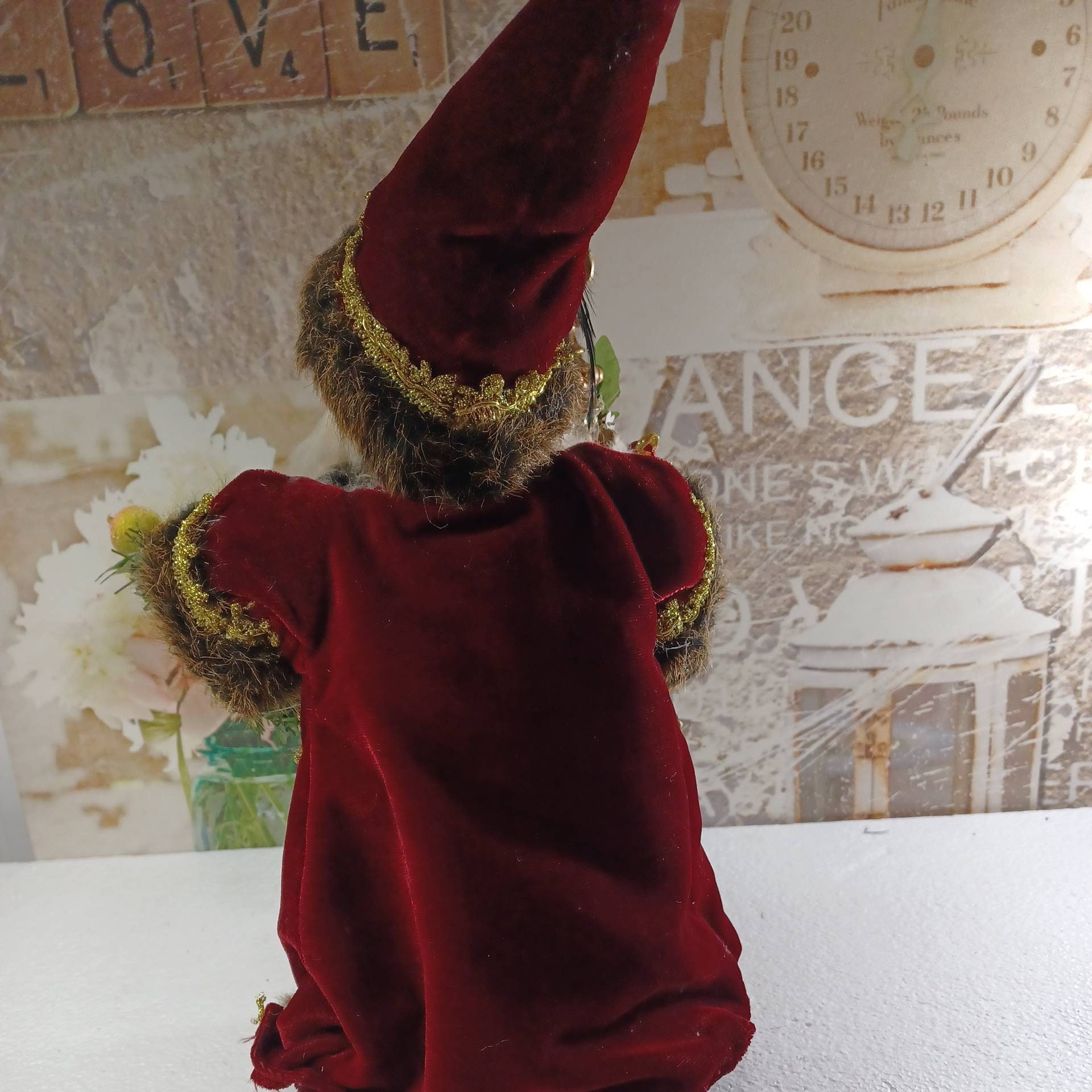 Vintage Christmas Tree Topper/ Table Decor Santa Claus Saint - Etsy