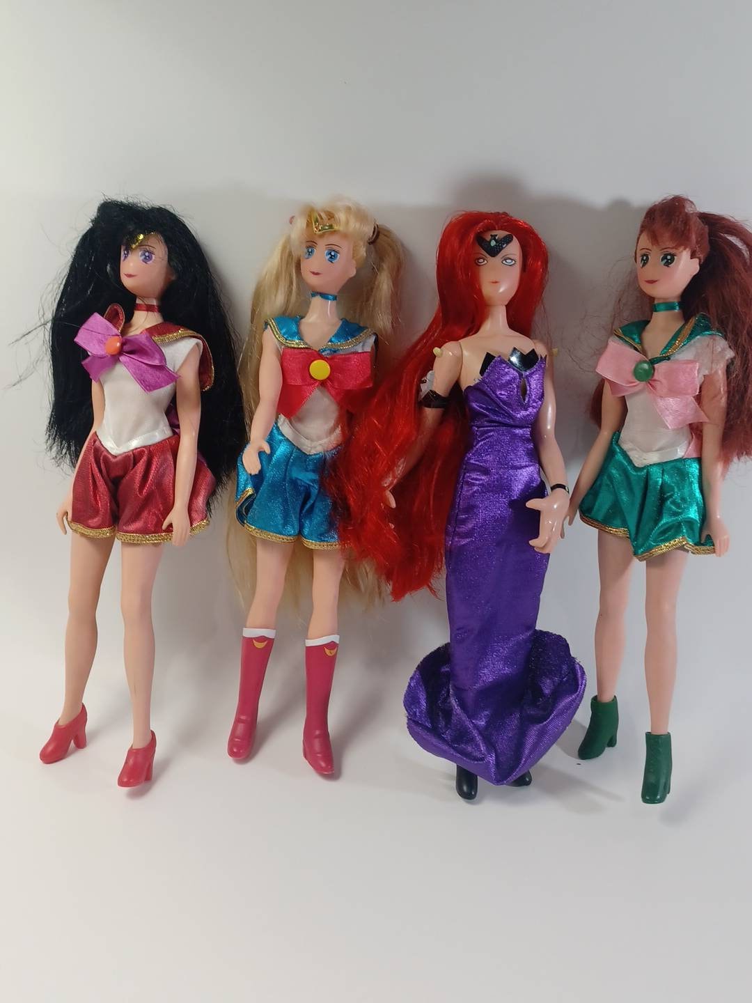 Vintage Sailor Moon Lot 4 Irwin Toy Ltd. 12" Dolls 1995 Collectible ...