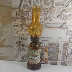 Miniature Last Supper Base Oil Lantern Kerosene Lamp Fluid 9.5 Inches ...