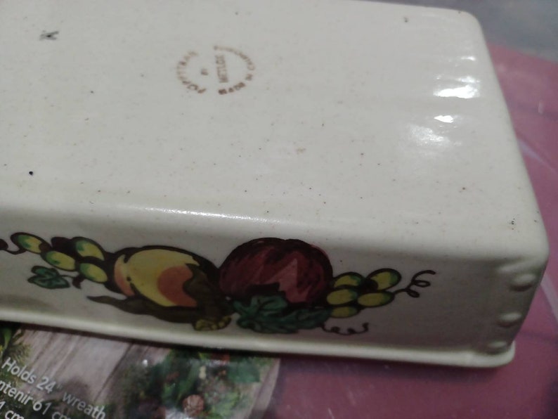 Vintage Metlox Provincial Fruit Divided Server /handle - Etsy