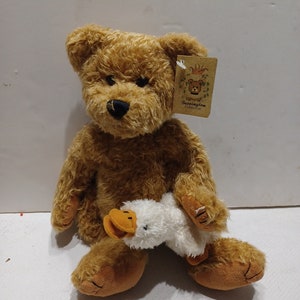Bearington Ester Teddy Bear Duck Bears Stuffed Plush Toy Donald 1130 ...