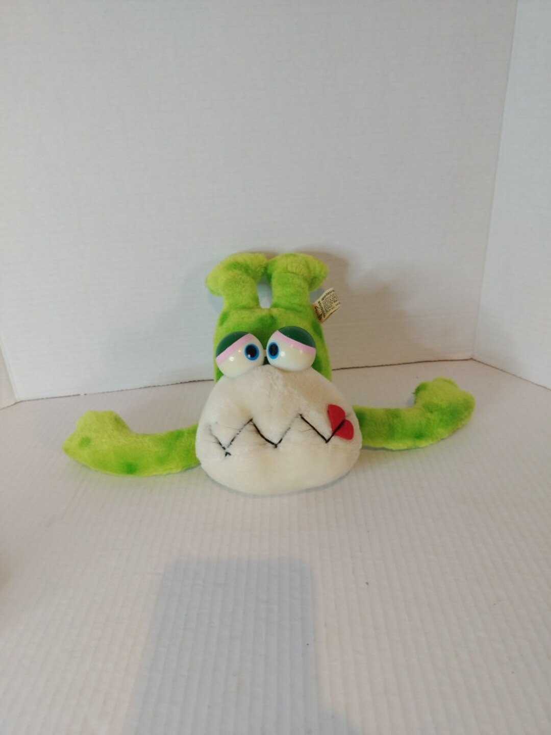 Vintage Applause Flossie the Frog Plush 1983 Vintage Eyes That Rattle ...