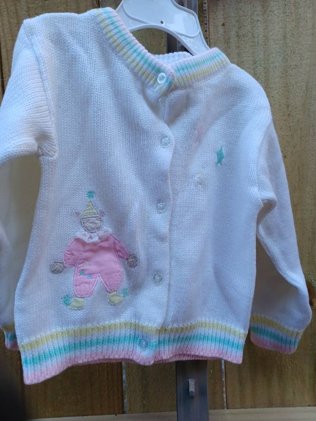 Easter Vintage Grand Knitwear Cardigan Sweater 24 Months Yellow Pink ...