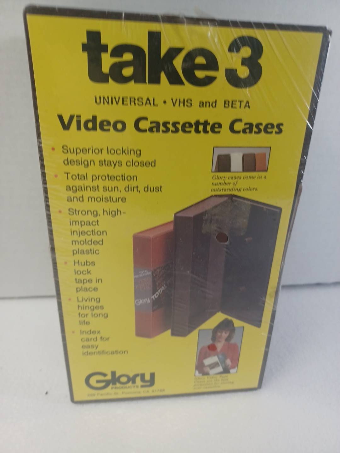 SEALED VHS Video Cassette Tape Case Lot of 3 Glory Products Total ...
