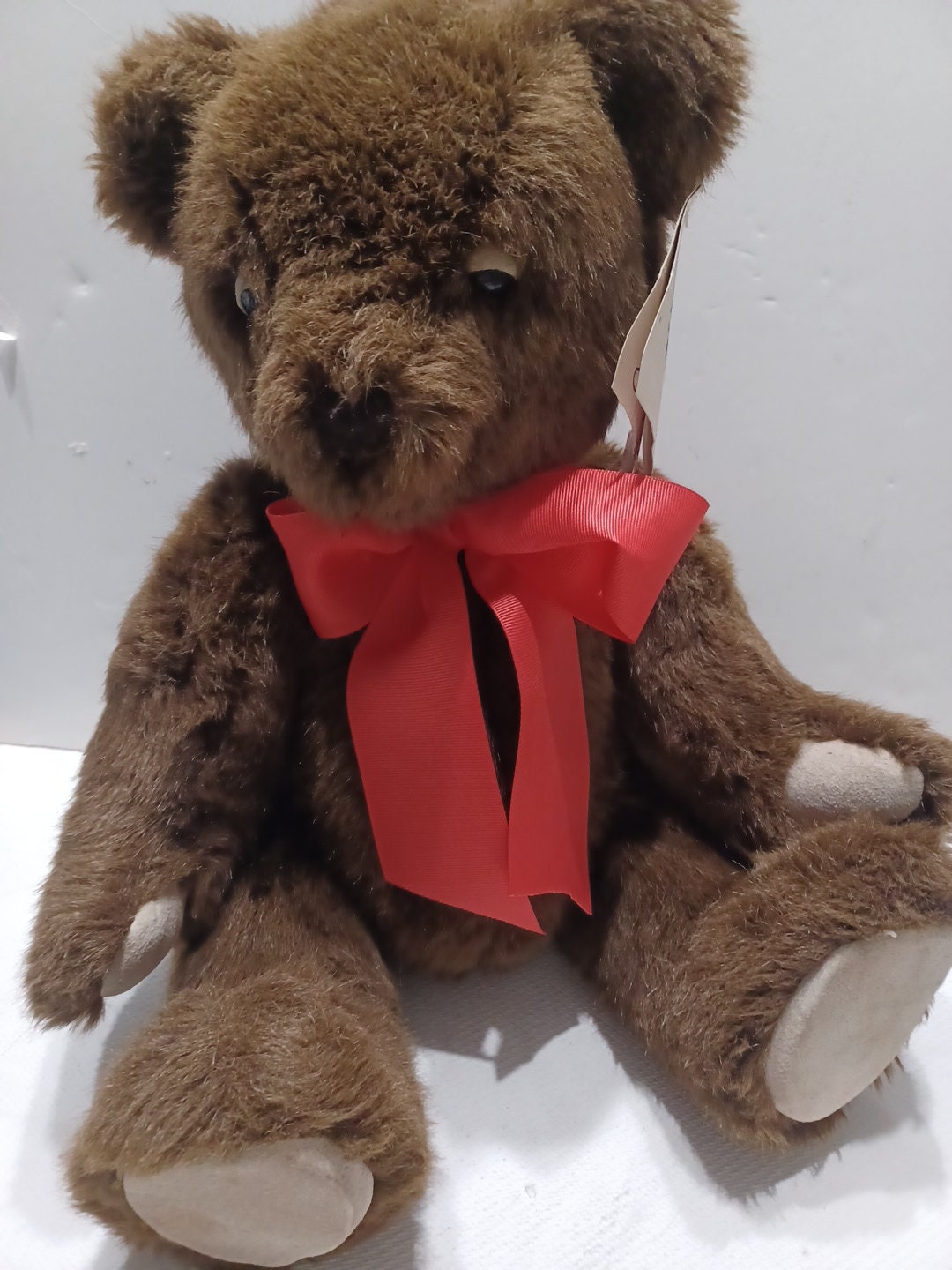 20" Vintage Brown Bear Stuffed Animal Plush Beverly Hills Teddy Bear Co ...