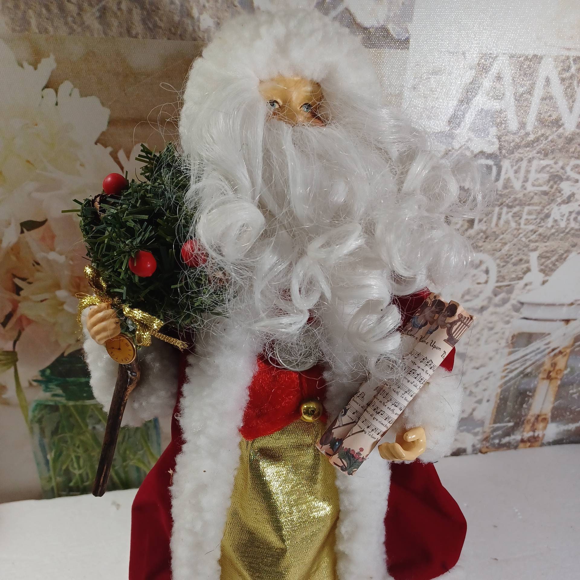 Tree Topper Holiday Workshop Santa Claus 12 Santa Claus - Etsy