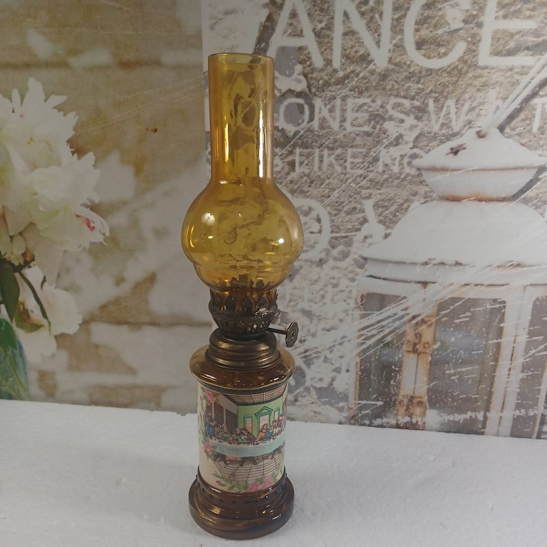 Miniature Last Supper Base Oil Lantern Kerosene Lamp Fluid 9.5 - Etsy