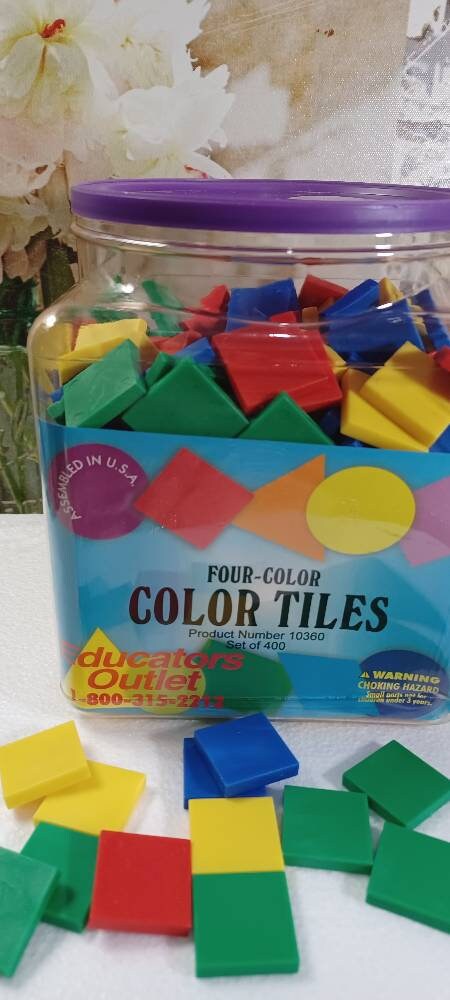 Plastic Pattern Blocks for Kids, Shapes for Kindergarten, Montessori ...