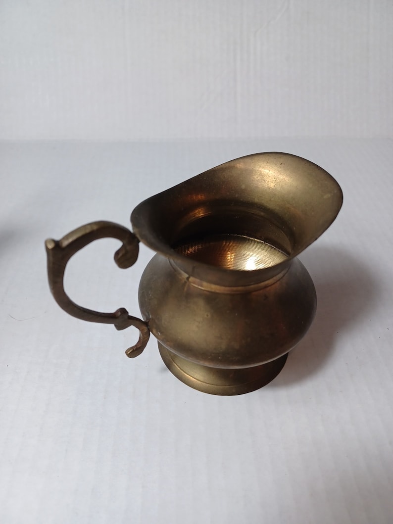 Vintage Solid Bronze Unicorn Statue - Gold Tone Base Pitcher Office ...