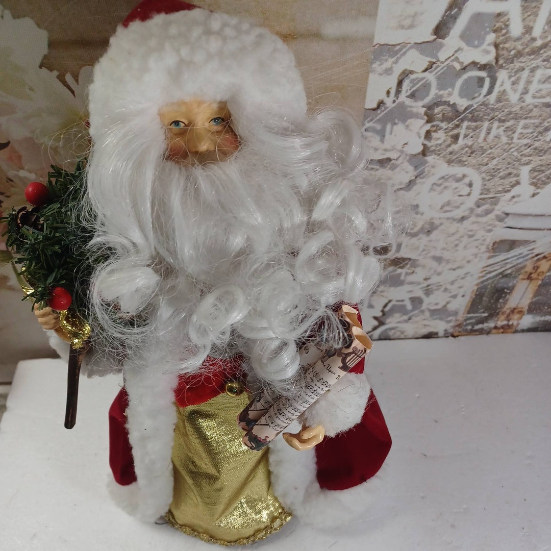 Tree Topper Holiday Workshop Santa Claus 12" Santa Claus Christmas Tree ...