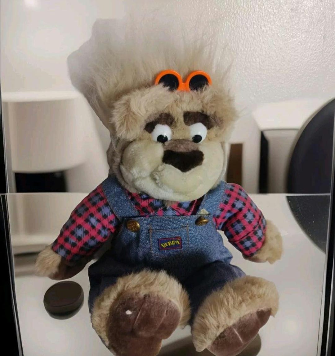 Tyco Plush Stuffed Animal Real Talkin Bubba Bear Vintage 1997 Toy 16 ...