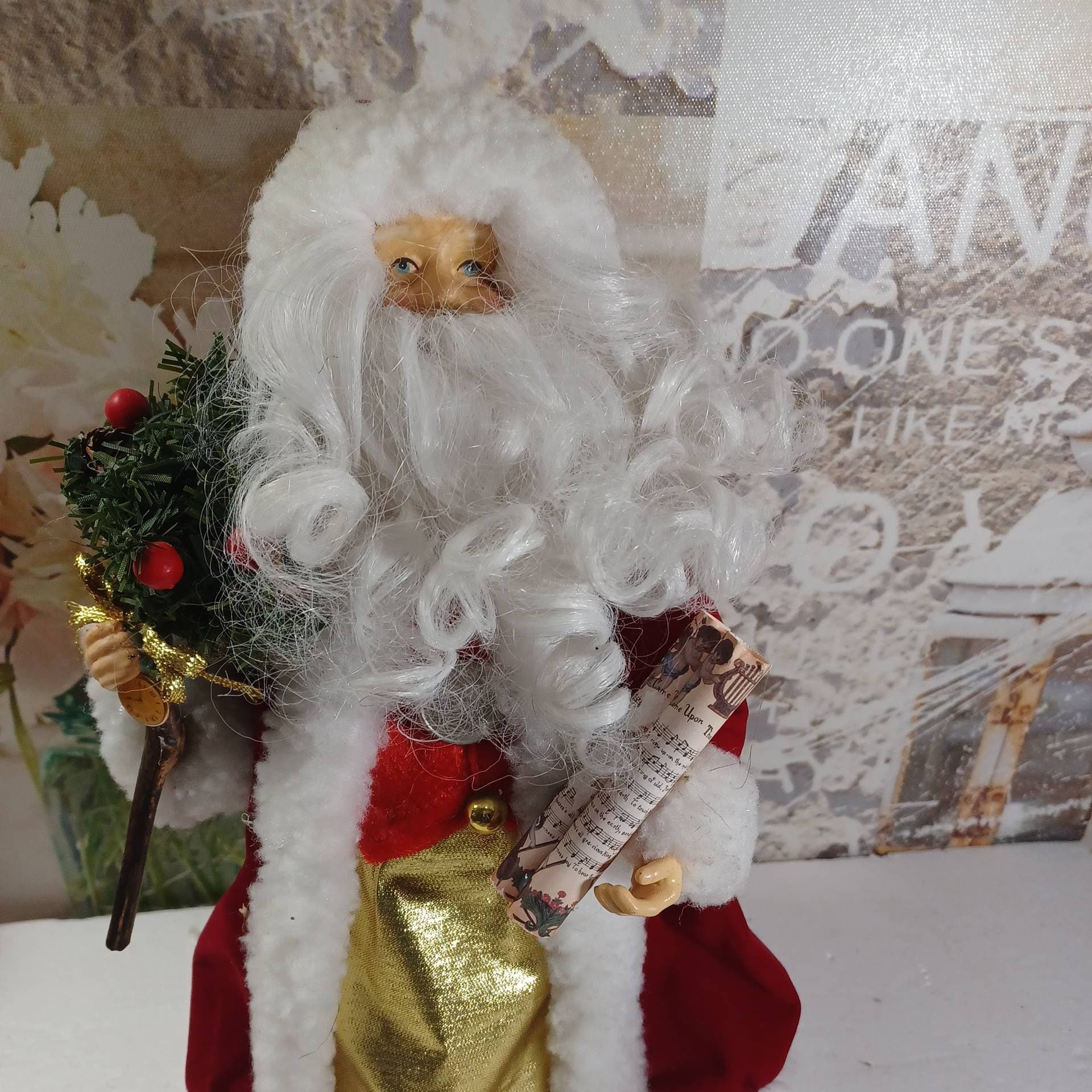 Tree Topper Holiday Workshop Santa Claus 12 Santa Claus - Etsy