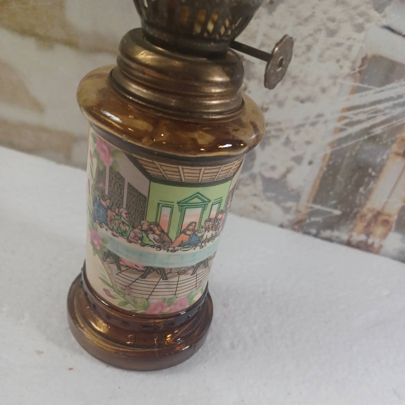 Miniature Last Supper Base Oil Lantern Kerosene Lamp Fluid 9.5 - Etsy