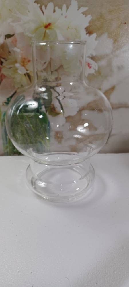 Pyrex Glass Hurricane Lamp Shade Candle Chimney Vintage. - Etsy