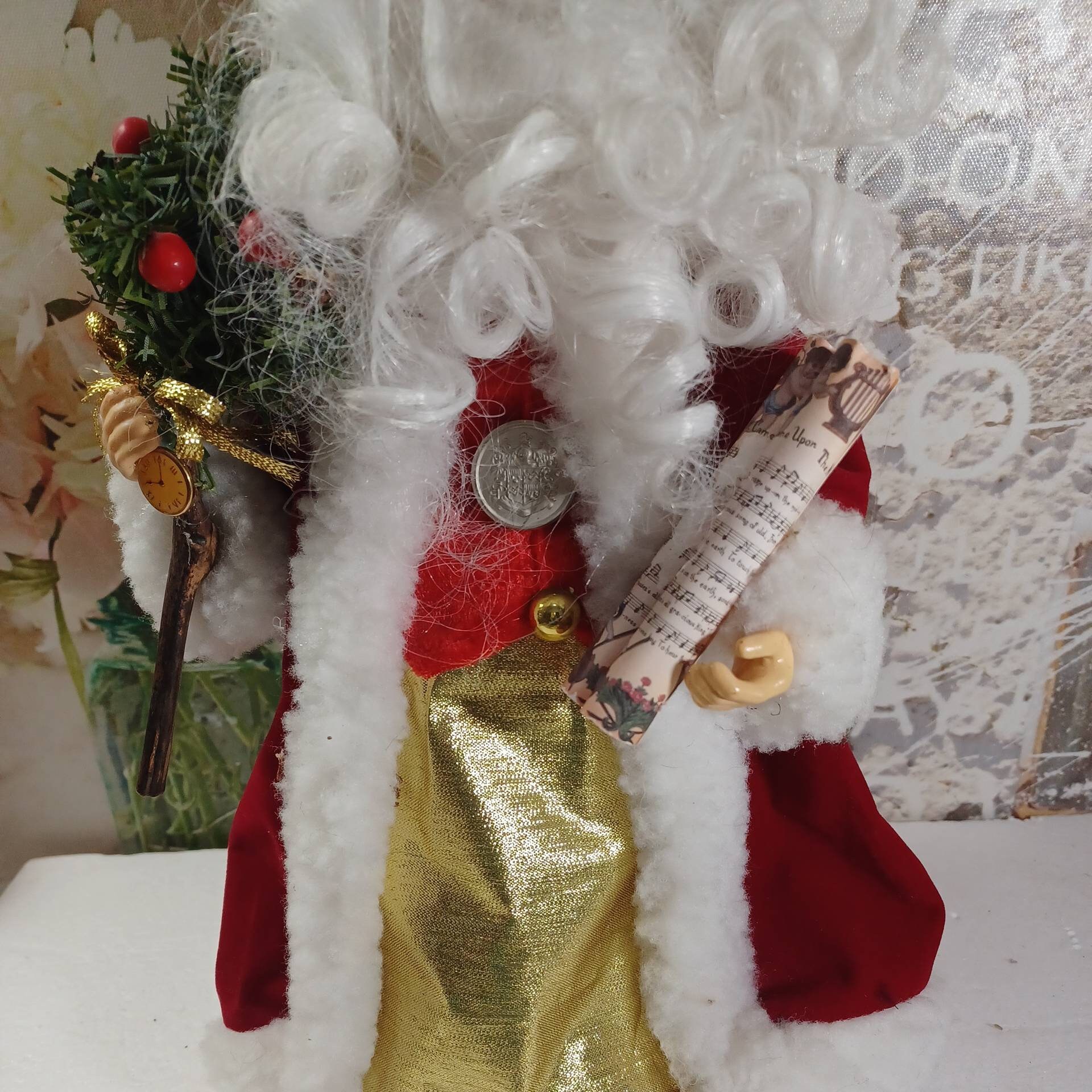 Tree Topper Holiday Workshop Santa Claus 12 Santa Claus - Etsy