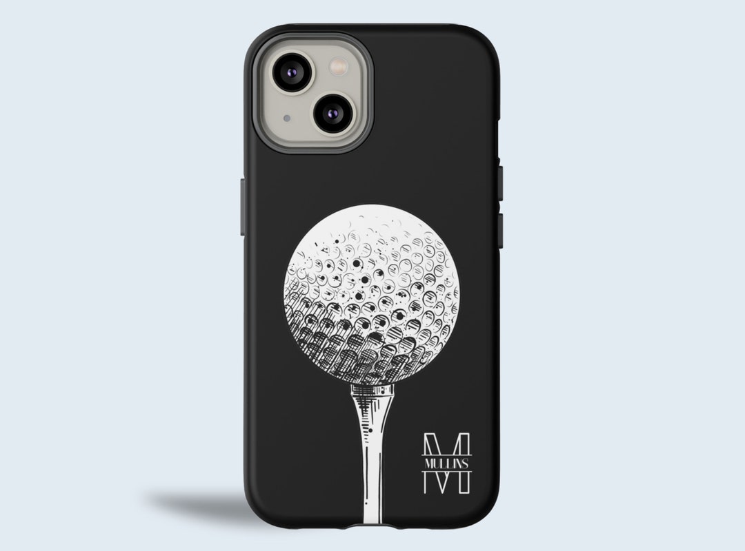Golf Phone Case for Dad, Personalize With Initial and Name iPhone 15 ...