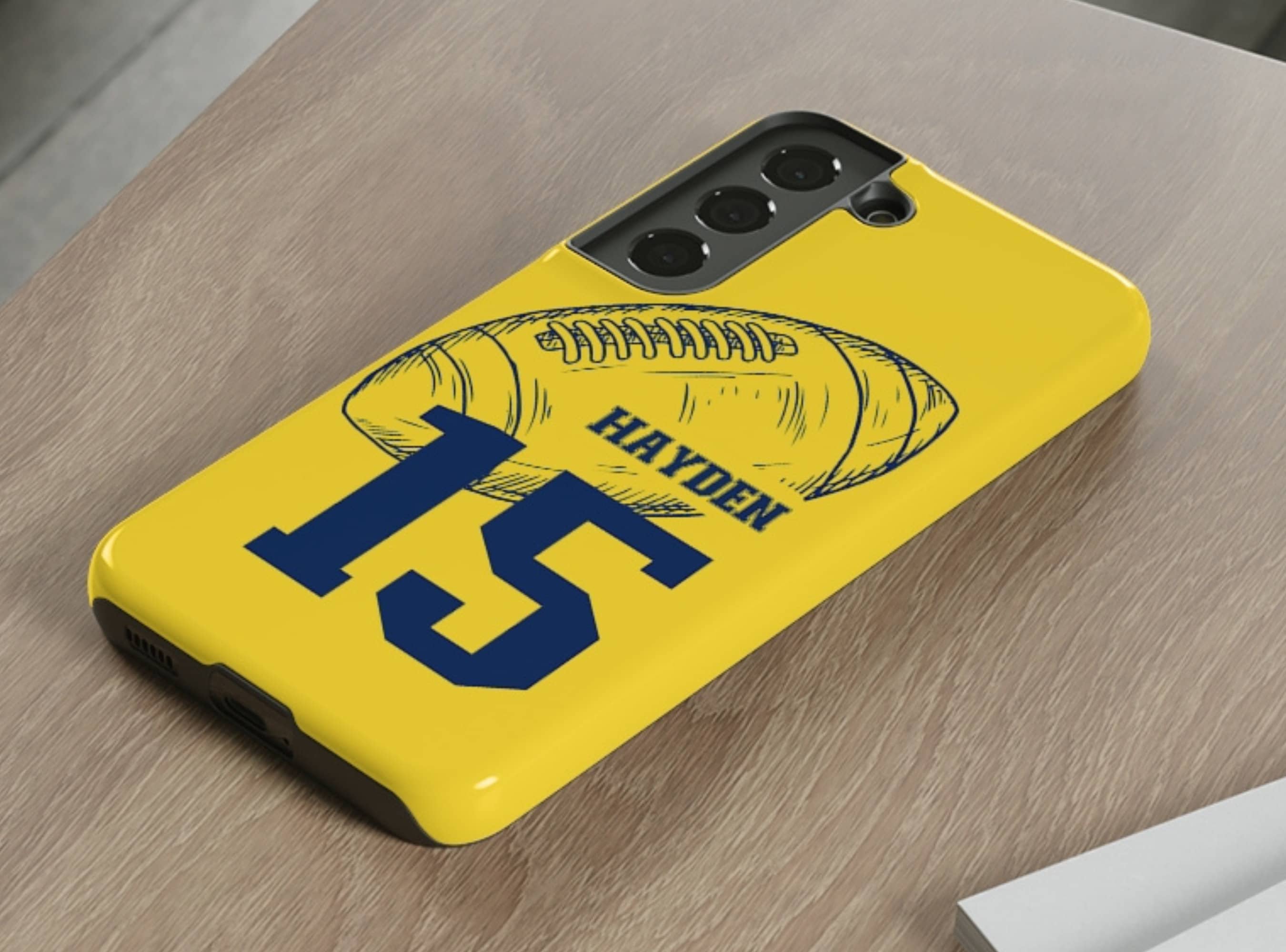 Custom Football Phone Case for Football Players, Moms and Dads, iPhone ...