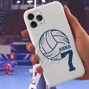 Custom Volleyball Phone Case, for Players or Moms, iPhone 15, iPhone 14 ...