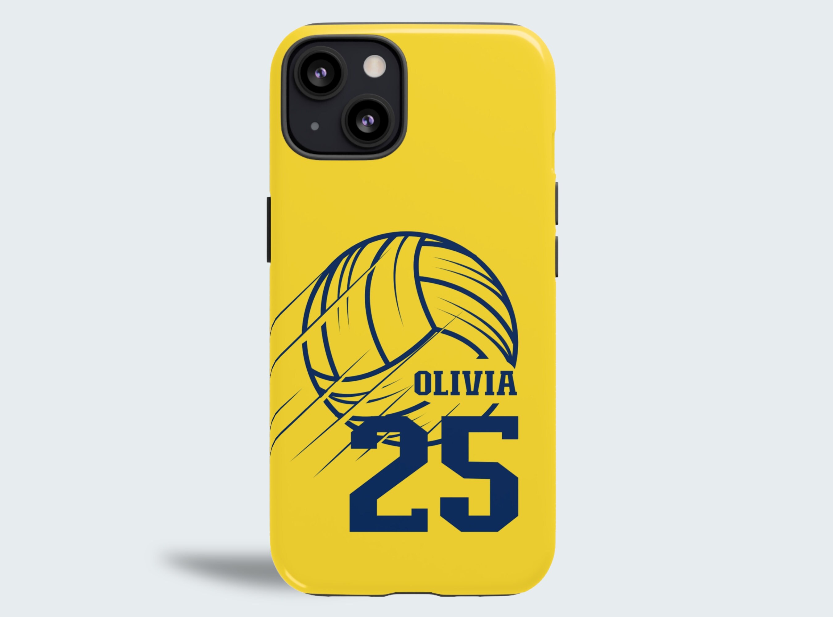 Custom Volleyball Phone Case, for Players or Moms, iPhone 15, iPhone 14 ...