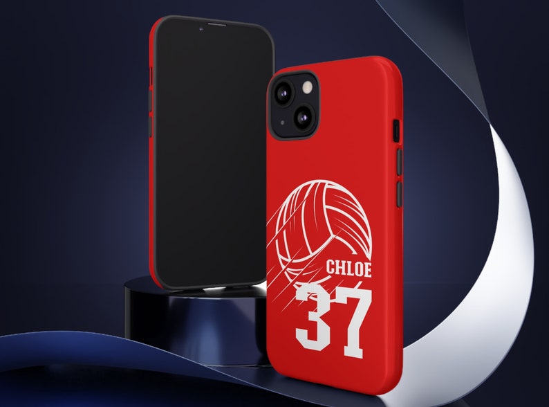 Custom Volleyball Phone Case, for Players or Moms, iPhone 15, iPhone 14 ...