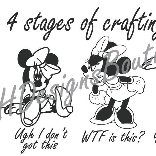 The 4 Stages of Crafting bitmoji Edition - Etsy