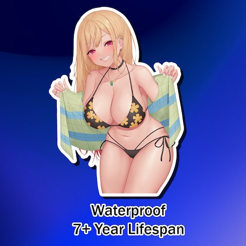 Yutsu Anime Waifu Sticker Etsy