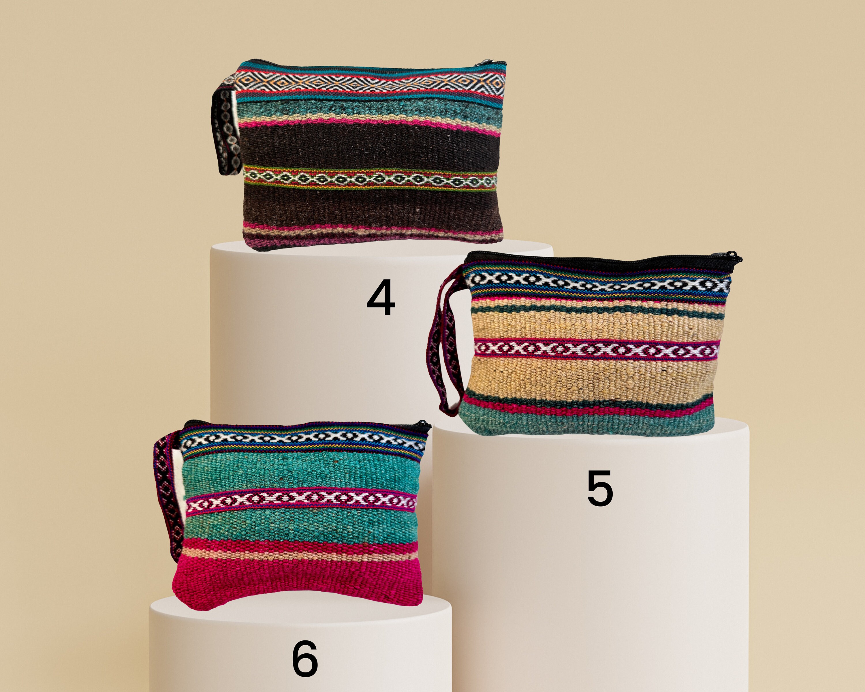 Andean Textile Clutch| Peruvian Pouch| Boho Bag| Makeup Bag| Cosmetic ...
