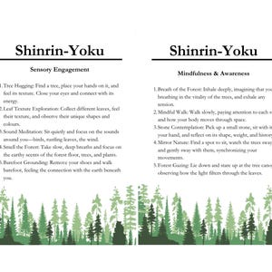 Shinrin-yoku Forest Bathing | Therapeutic Woodland Activity Cards ...