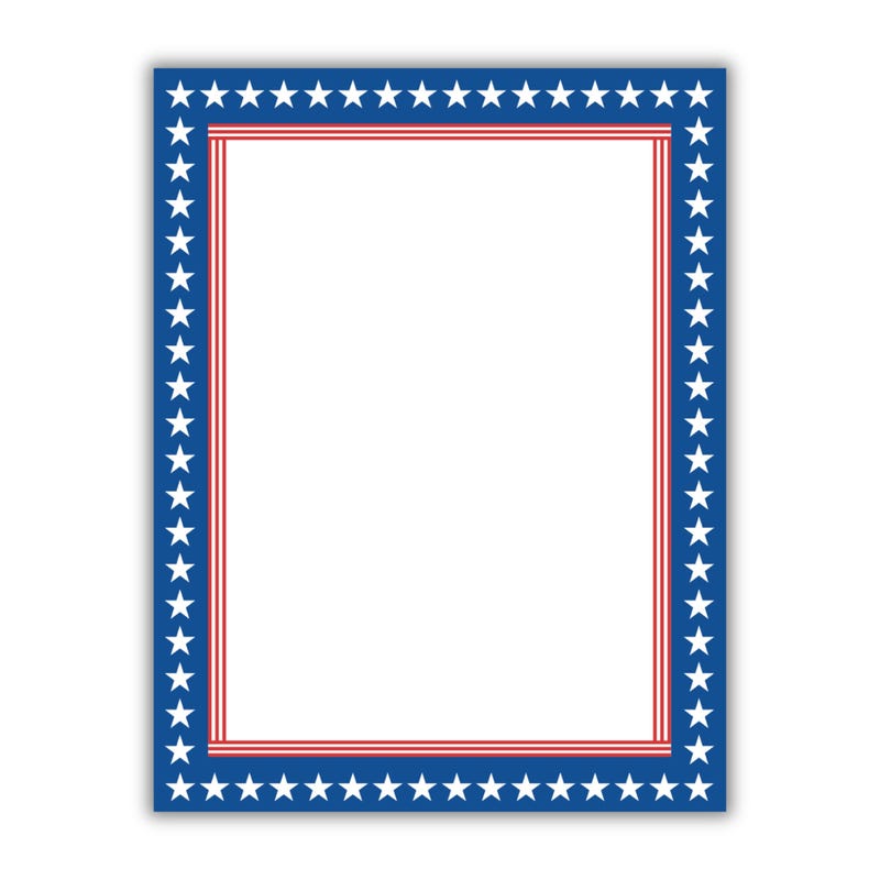 Patriotic Clip Art Borders - Etsy