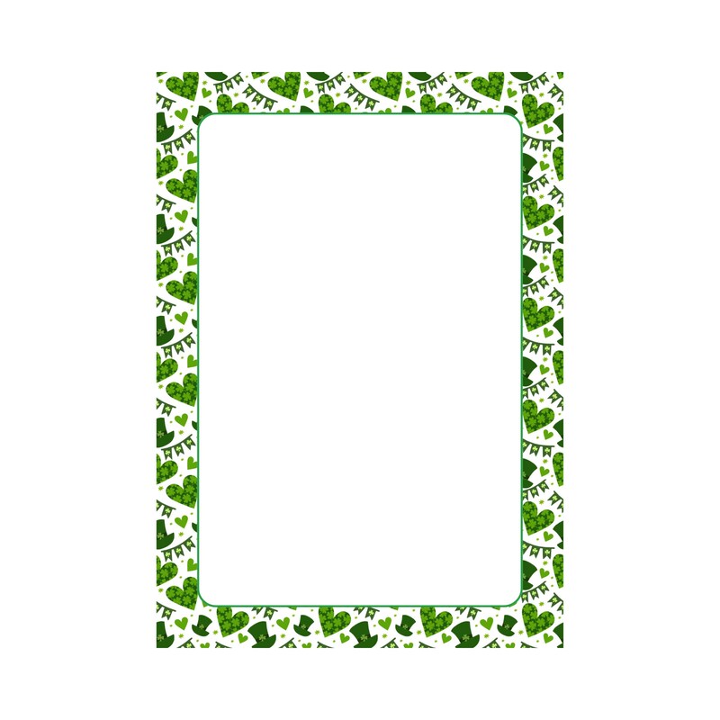 St Patricks Day Clipart Borders - Etsy
